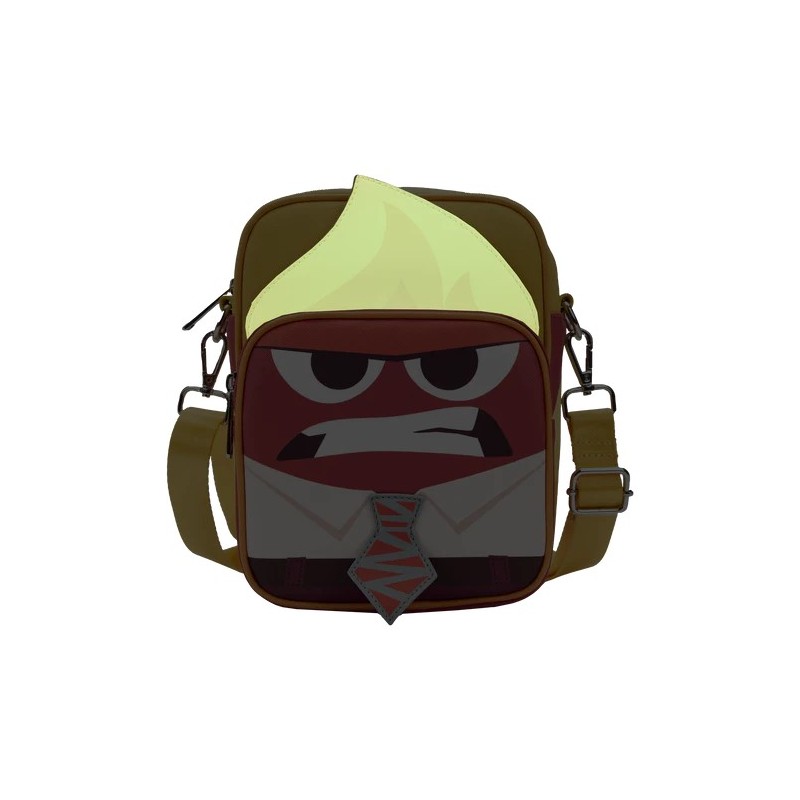 Loungefly Pixar Inside Out Anger Cosplay Passport Bag